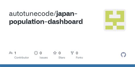 Github Autotunecodejapan Population Dashboard