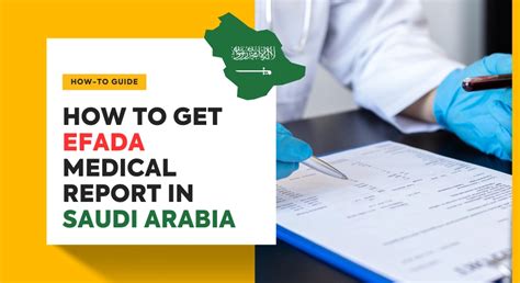 Guide To Getting Efada Medical Report In Saudi Arabia 2025