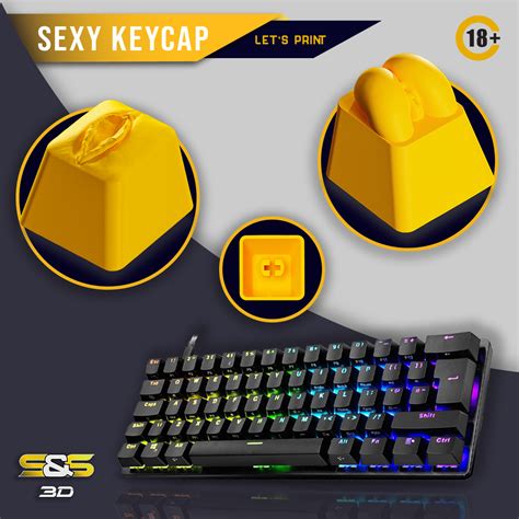 Archivo STL SEXY KeyCap Modelo de impresión 3D para descargarCults