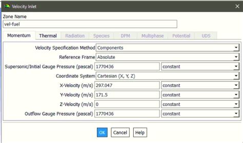angular injection into crossflow bc problem