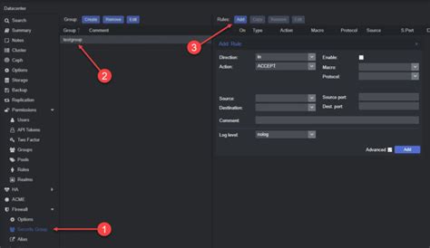 Proxmox Firewall Rules Configuration Virtualization Howto