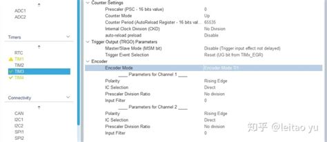 stm32cubemx f103 hal库开发 两路定时器的encoder编码器模式 知乎