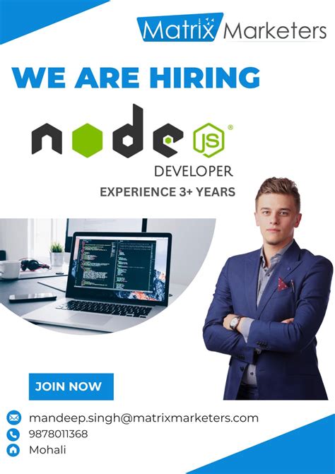 mandeep singh on linkedin dear jobseekers nodejs developer experienced location hiringalert…