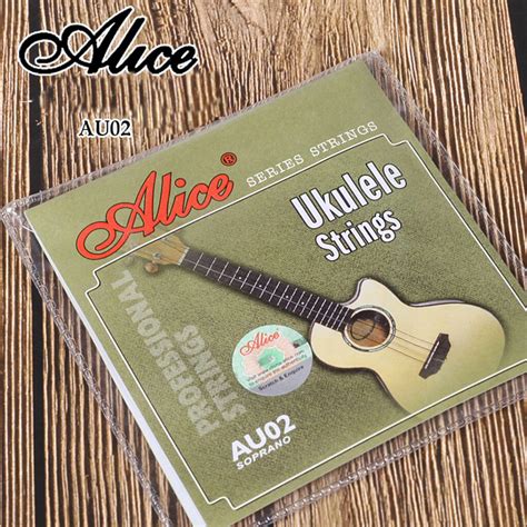 Ukulele Alice Au02 Black Nylon Strings Karu Music Center