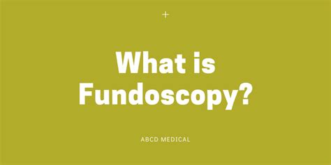 The Fundoscopy Test