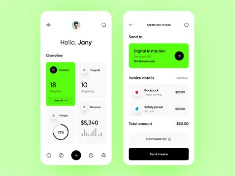 Invoice App Designs Themes Templates And Downloadable Graphic