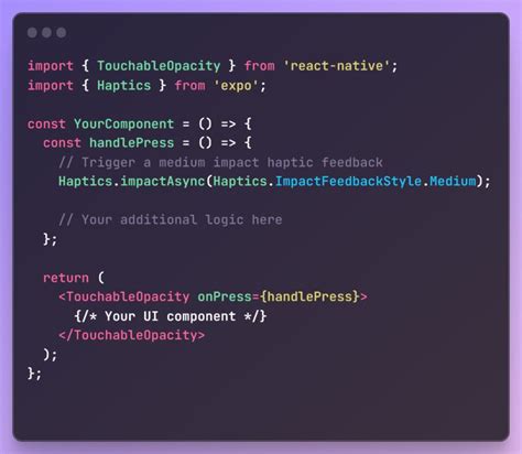 How To Use Haptics Feedback In React Native Prateek Rane Posted On