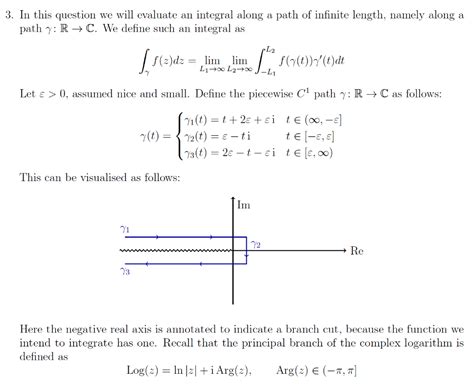 In This Question We Will Evaluate An Integral Along A Chegg