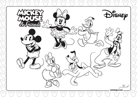 160 Mickey Mouse Coloring Pages All Free Pdf Printables