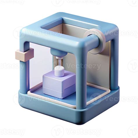 Magnificent Artistic A 3d Printer Creating A Complex Object Soft White Lighting Realistic