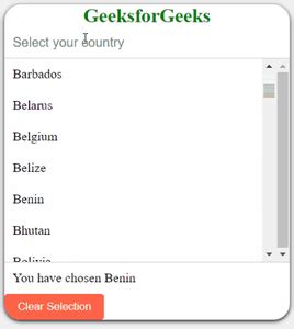Create A Custom Select Menu With Search Box Using HTML CSS And