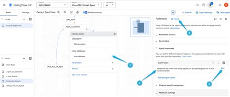 configure dialogflow cx virutal agent cisco