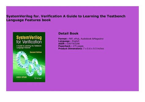 Systemverilog For Verification A Guide To Learning The Testbench