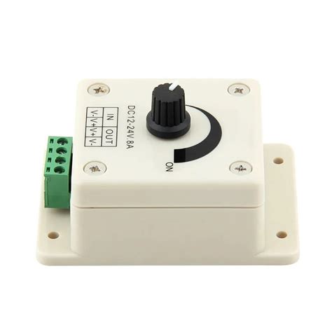 DC V V A LED Dimmer Switch Knob Operated Manually Bright Adjust