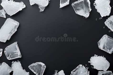 A Dark Background Featuring A Frosted Ice Pattern Highlighting An