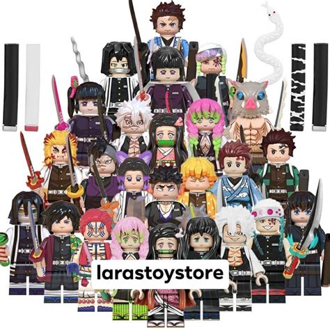 Set Of Lego Compatible Demon Slayer Minifigures Kamado Read Anime Online