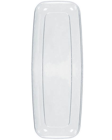 Amscan Au Clear 46cm Long Platter Costumebox Costumes And Party