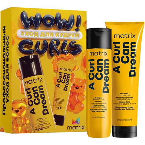 Набор подарочный Matrix A Curl Can Dream для кудрявых и вьющихся волос ...