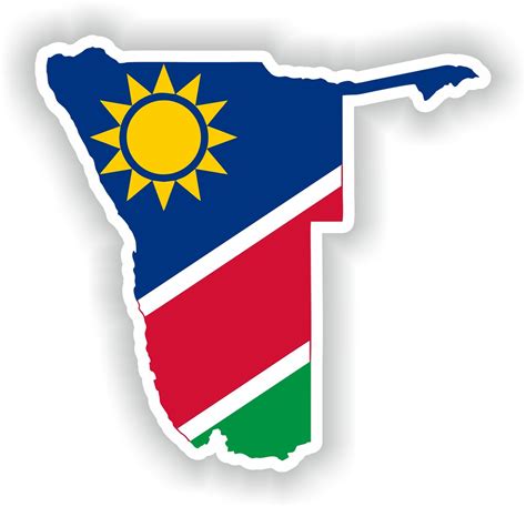 Namibia Map Sticker Flag For Laptop Book Fridge Guitar Motorcycle Helmet Toolbox Door Pc Boat Etsy