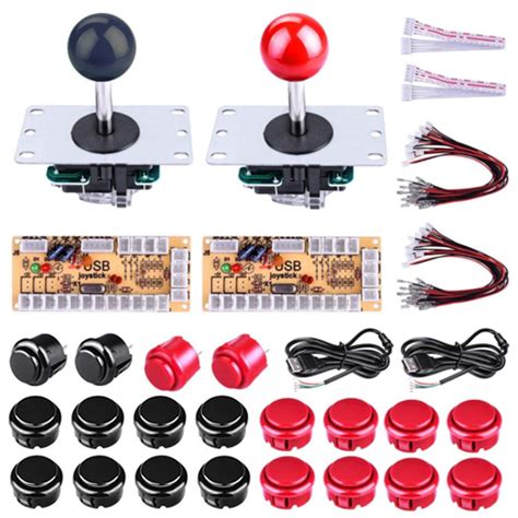 DIY Arcade Joystick Set USB Circuit Control Board Sanhe Joystick Button Game Console Accessories
