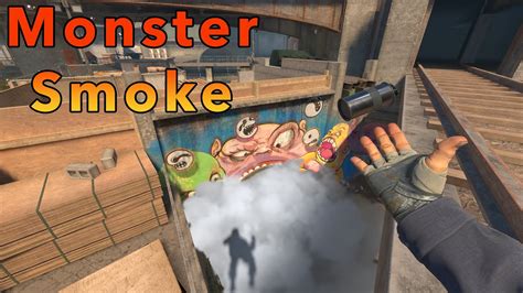 Cs2 Overpass Monster Smoke Youtube
