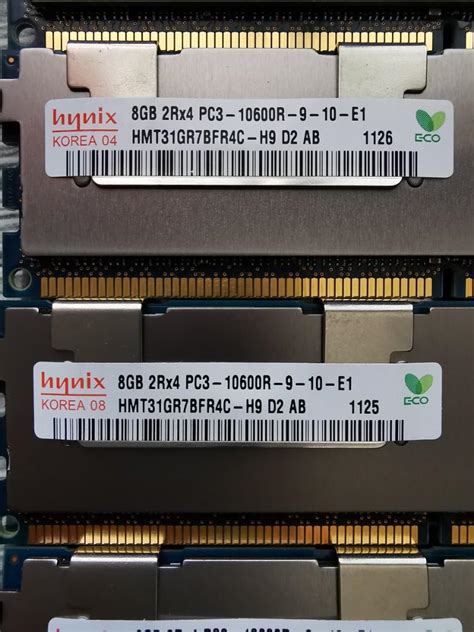Hp Hynix 8gb Ddr3 1333mhz 240pin Ecc Rdimm Ram Mac Pro Upgrade Computers And Tech Parts