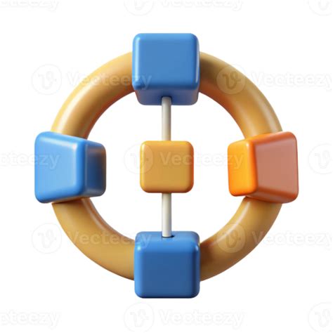 Elegant Contemporary Decision Making Process Flowchart Circular Design