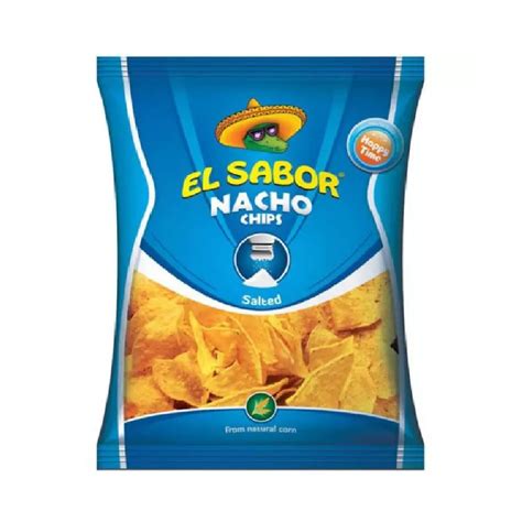 Nacho Chips Sabor Salgado El Sabor 100 G Oba Hortifruti