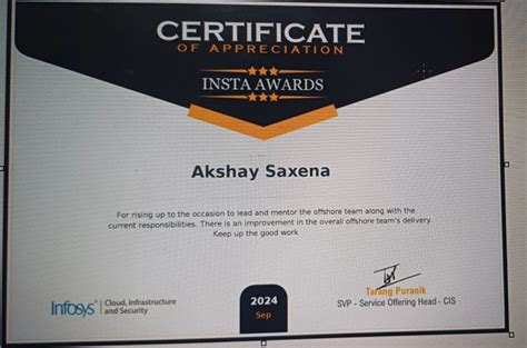 Akshay Saxena On Linkedin I Am Happy To Share That I Received Another Insta Award For