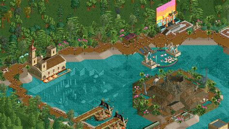 rct1 scenarios but beautiful leafy lake r rct