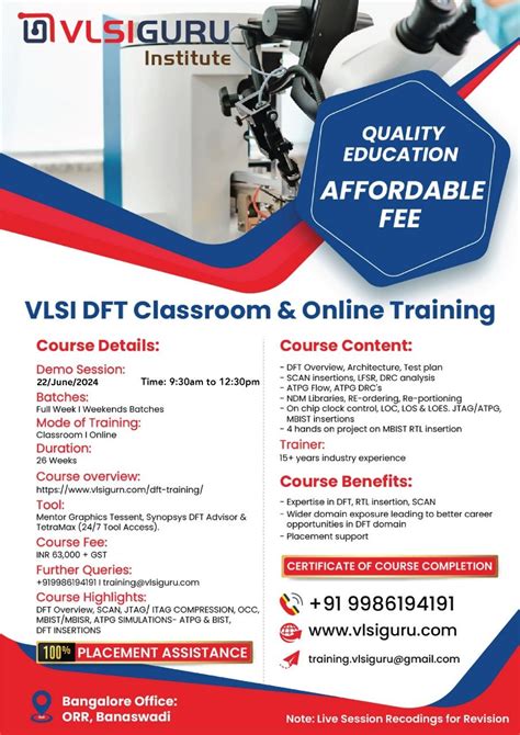 Vlsiguru Training Institute On Linkedin Vlsitraining Vlsidesign Dft