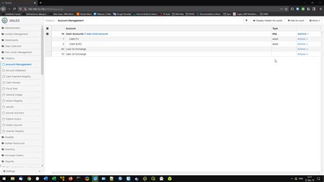 adding a new account does not render the account type · issue 4043