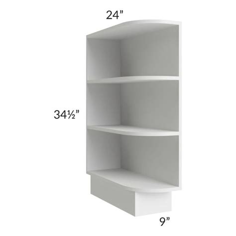 Rta Southport White Shaker 9 Base End Shelf Open Cabinet Kitchen Oasis
