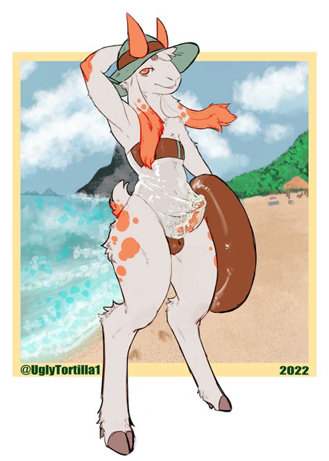 Rule 34 Absurd Res Anthro Beach Bodily Fluids Bovid Bulge Caprine
