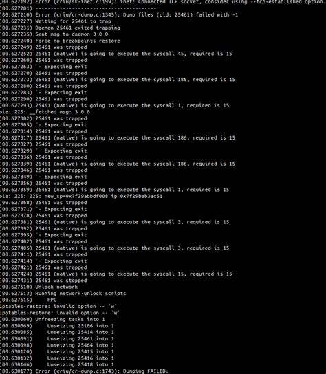 Docker Checkpointでチェックポイントが作成されない そーたの技術ブログ