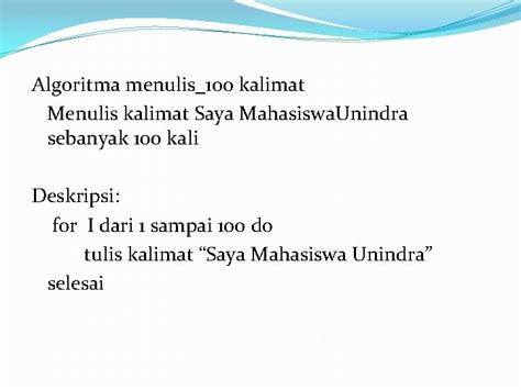 Struktur Dasar Algoritma Temu 5 Struktur Dasar Algoritma