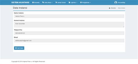 Aplikasi Akuntansi E Accounting Menggunakan PHP Dan MySQL