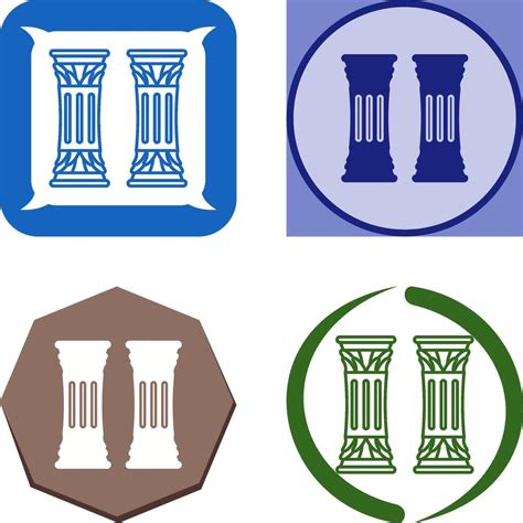 Column Icon Design 45572977 Vector Art At Vecteezy