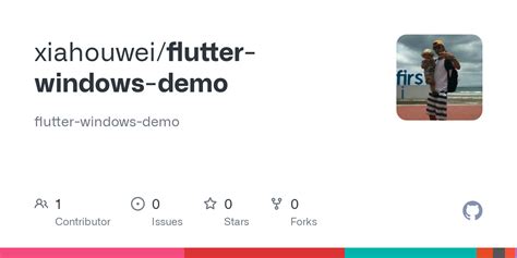 github xiahouwei flutter windows demo flutter windows demo