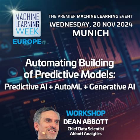 dean abbott on linkedin machinelearning ai workshop