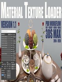 Material Texture Loader V Ds Max Script For PBR Texturing Workflow
