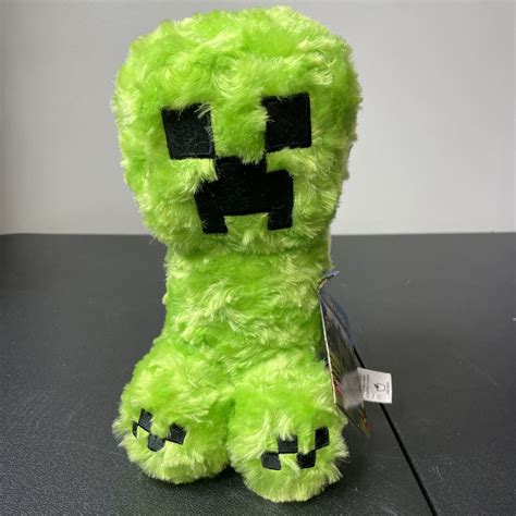 Minecraft Movie Plush Creeper Fuzzy Green Toy Mojang Stuffed New 2025
