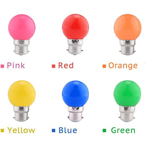 E27 B22 Base Led Bulbs Globe Lamp Balls 2w Ac 220v Smd 2835 Multi Color Lighting Ebay