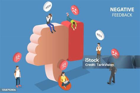 음의 피드백의 3d Isometric 플랫 벡터 개념 적 그림 불평하는에 대한 스톡 벡터 아트 및 기타 이미지 불평하는 등측투영법 고객 Istock