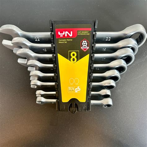 Jual Kunci Ring Pas Rachet Set 6 22mm Kombinasi Kunci Ratchet Set Kunci Ring Spanner Kombinasi