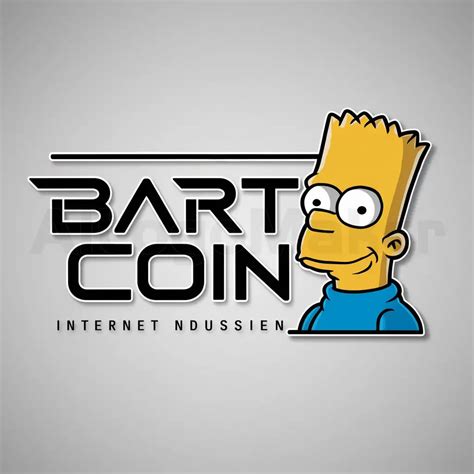 Logo Design For Bart Coin Playful Bart Simpson Theme With Modern Appeal