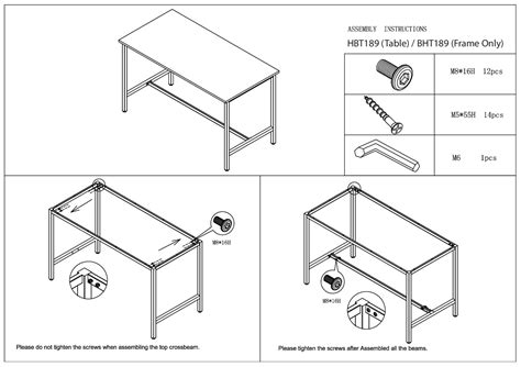 Bar Table Assembly Giant Office Furniture