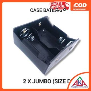 Jual Tempat Dudukan Baterai 2 X AA 2x Jumbo Case Battery Holder DIY Shopee Indonesia