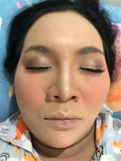 Klient Ku Yg Ini Sukanya Di Makeup Smbil Tiduran Nah Ini Hasil Nya