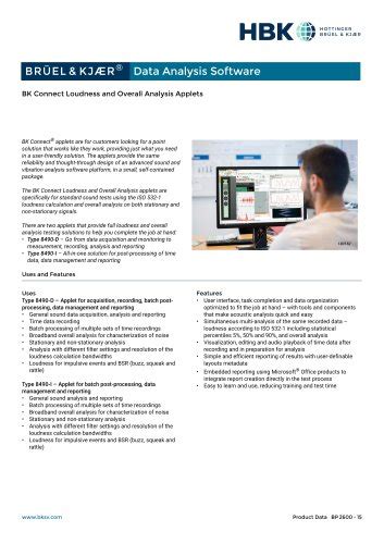 Discom Nvh Analysis Systems Bruel And Kjaer Pdf Catalogs